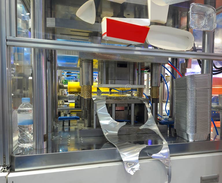 Press molding machine stock image. Image of molding - 344481319