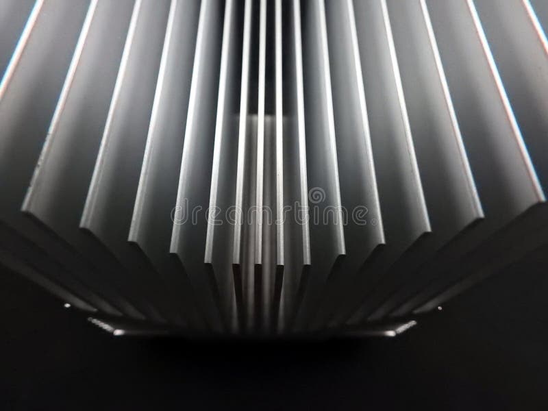 Aluminum heat sink stock image. Image of industrial, aeration - 49903561
