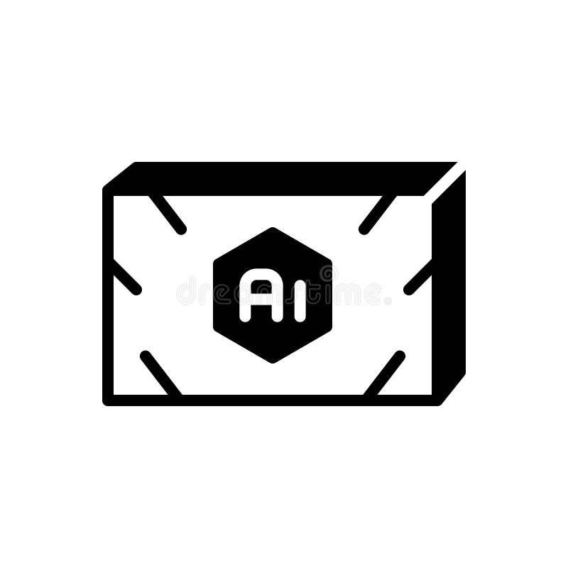 Black Solid Icon for Aluminum, Material and Metal Stock Vector ...