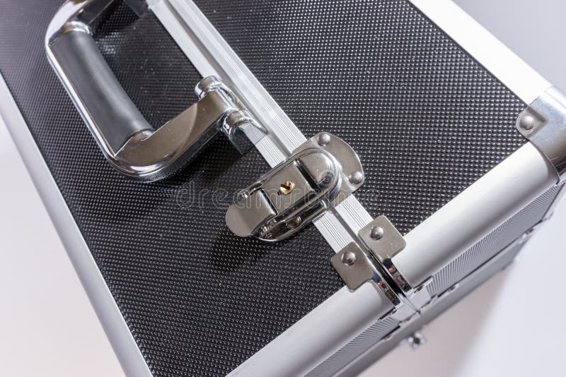 Aluminum Metal Case Box on White Stock Photo - Image of boxing ...