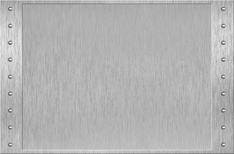Aluminum or Metal Frame with Rivets Stock Image - Image of silvery ...