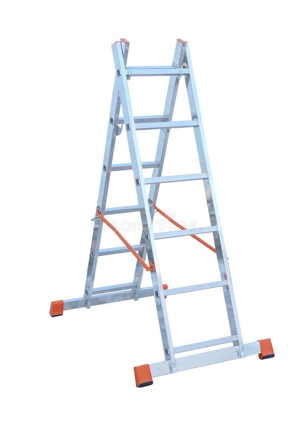 Metal Step Ladder stock photo. Image of equipment, industrial - 221590600