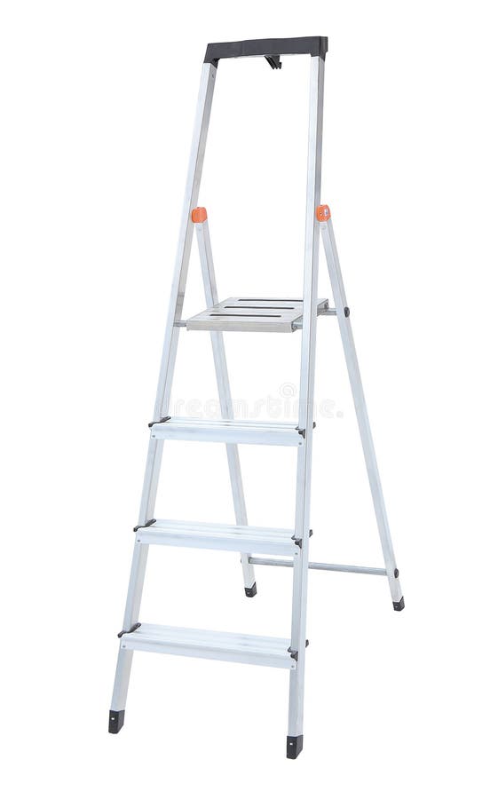 Metal Step Ladder stock photo. Image of equipment, industrial - 221590600