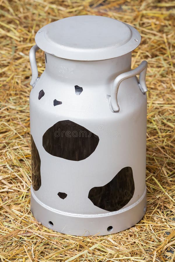 Aluminum Milk Barrel stock image. Image of grow, golden - 28789123
