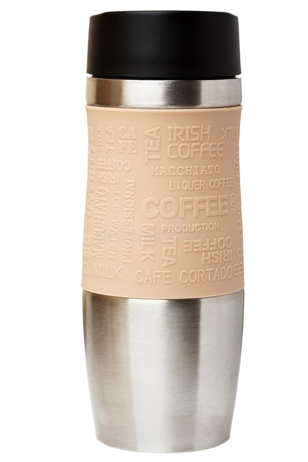 Aluminum Mug Isolated on White Stock Photo - Image of temperature ...