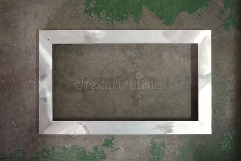 Aluminum picture frame stock photo. Image of rustic, elegance - 97720452