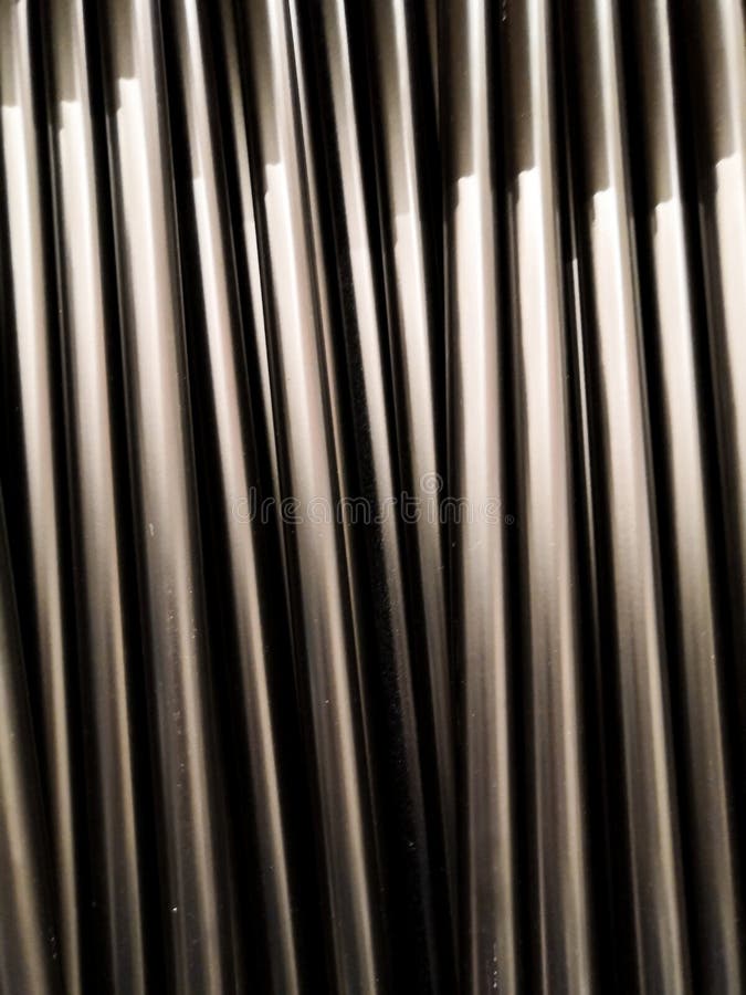 Aluminum Pipes. Texture of Metal Pipes of the Same Diameter. the ...