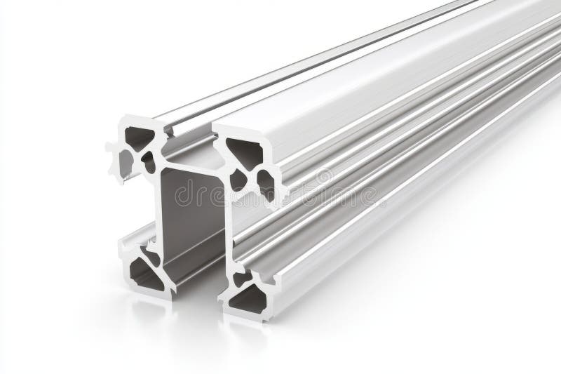 Aluminum Profile for Making Modular Structures Showing Cross Section ...