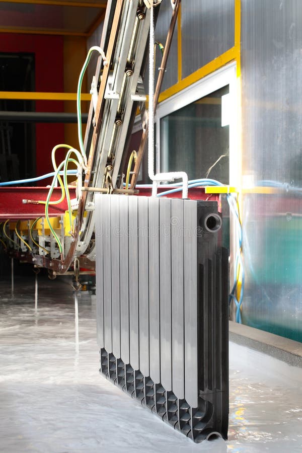 Aluminum radiators stock photo. Image of metal, machine - 27308468