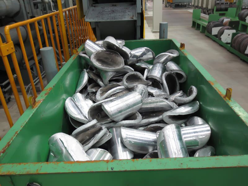 Aluminum scrap stock image. Image of metal, commerce - 47410609