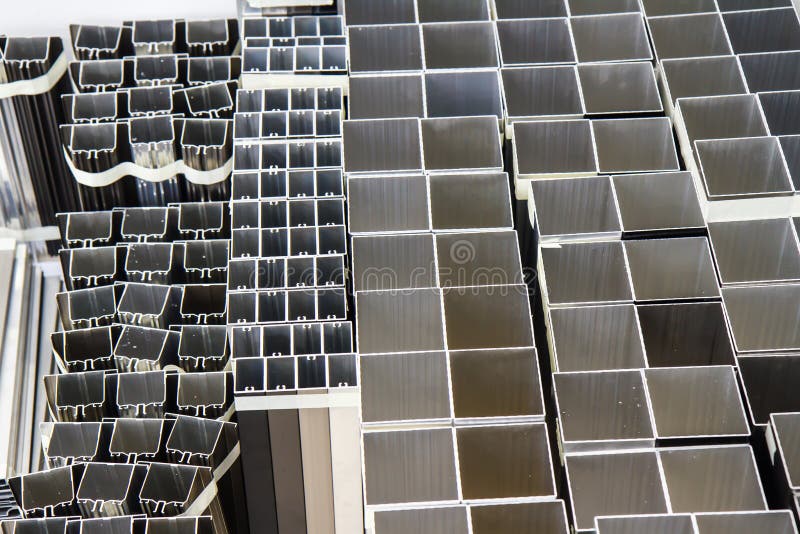 Aluminum Shapes stock image. Image of closeup, construction - 47411769
