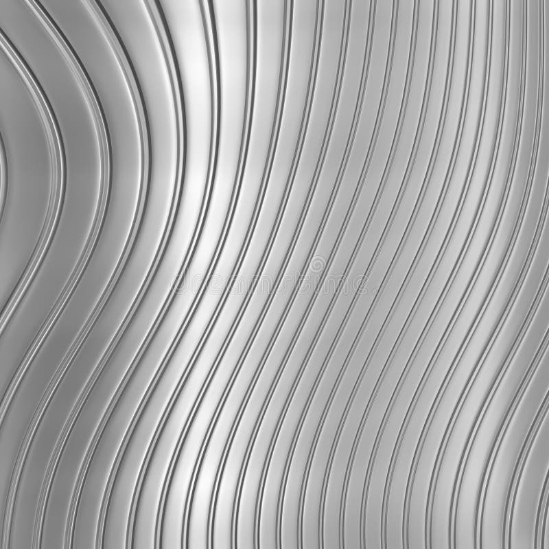 Aluminum Abstract Wave Stripe Pattern Stock Illustration - Illustration ...