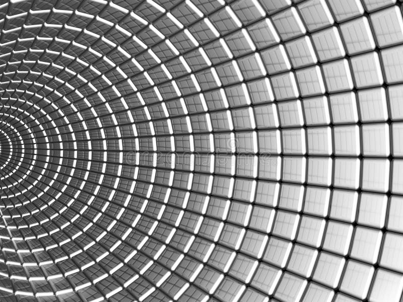 Aluminum Abstract Wave Stripe Pattern Stock Illustration - Illustration ...