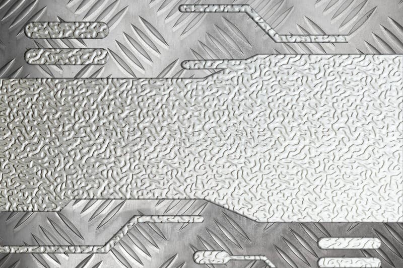 Aluminum Texture Pattern Style Floor Stock Image - Image of style ...