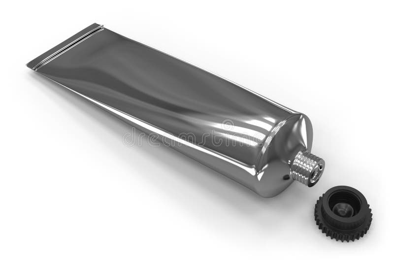 Aluminum tube stock illustration. Illustration of aluminium - 69219054