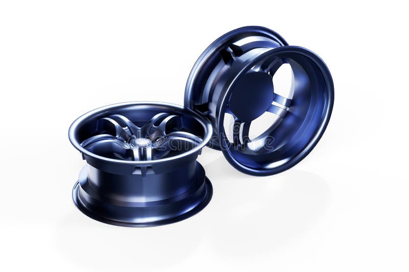 Aluminum Wheel Image 3D Render High Quality Rendering. White Pic Stock ...