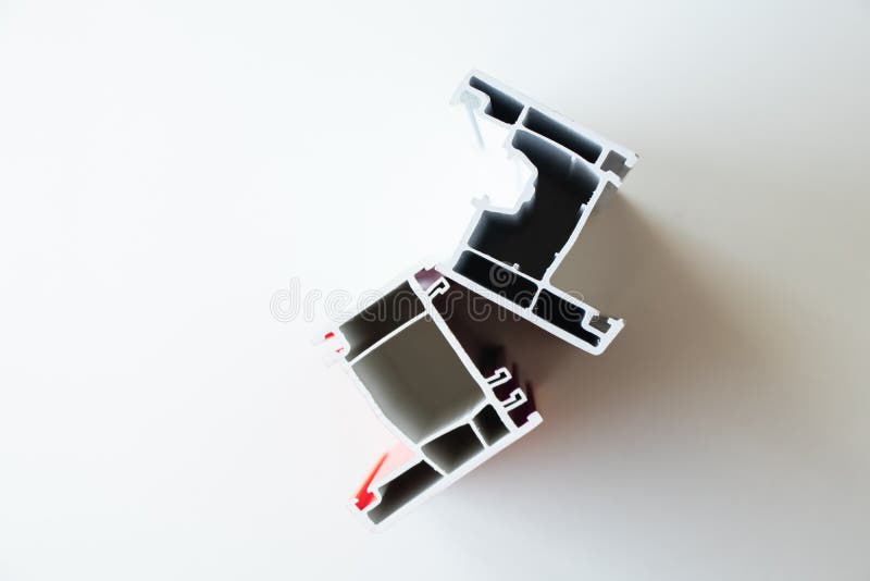 Aluminum Window Frame As a Sample, Sectional Window, Painted Window ...