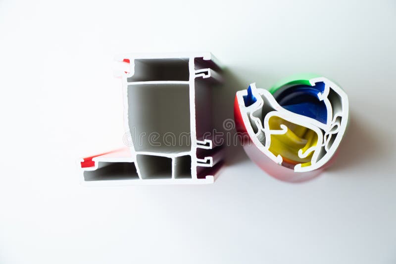 Aluminum Window Frame As a Sample, Sectional Window, Painted Window ...