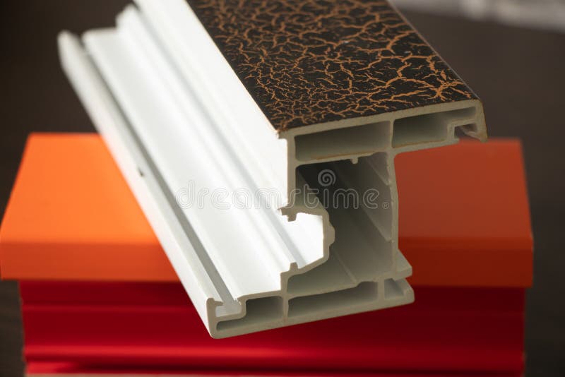 Aluminum Window Frame on the Sample, Sectional Window, Painted Window ...