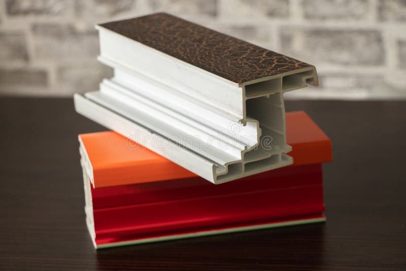 Aluminum Window Frame on the Sample, Sectional Window, Painted Window ...