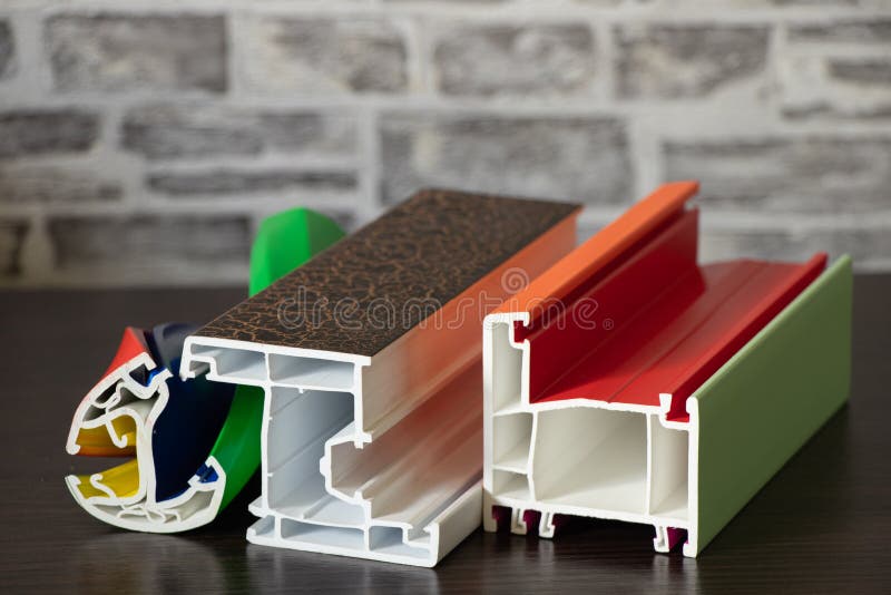 Aluminum Window Frame on the Sample, Sectional Window, Painted Window ...