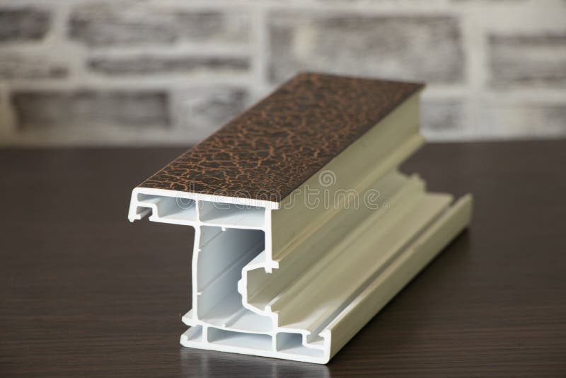 Aluminum Window Frame on the Sample, Sectional Window, Painted Window ...