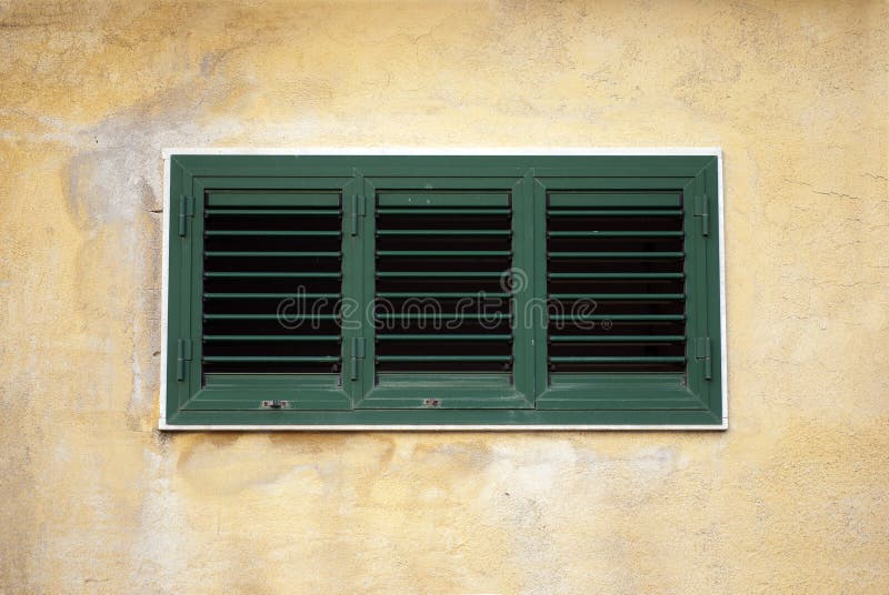 Aluminum window green stock photo. Image of outdoor, house - 42719550