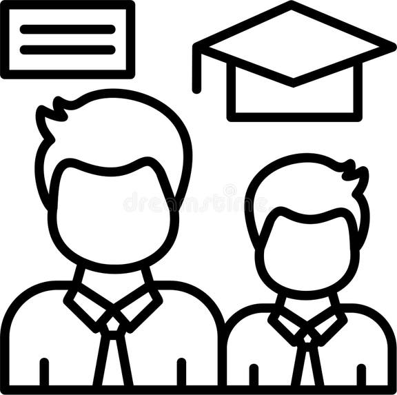 Alumni Network Vector Icon Design Stock Illustration - Illustration of ...