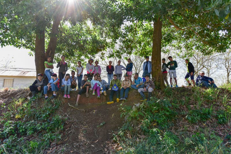 Escuela Rural En La República Dominicana Fotografía editorial - Imagen ...