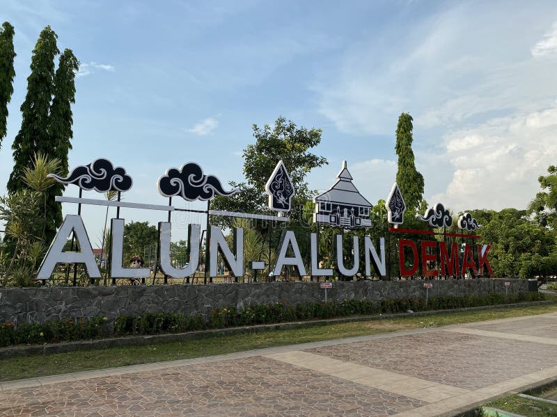 Alun - Alun Demak Central Java Editorial Stock Image - Image of tourist ...