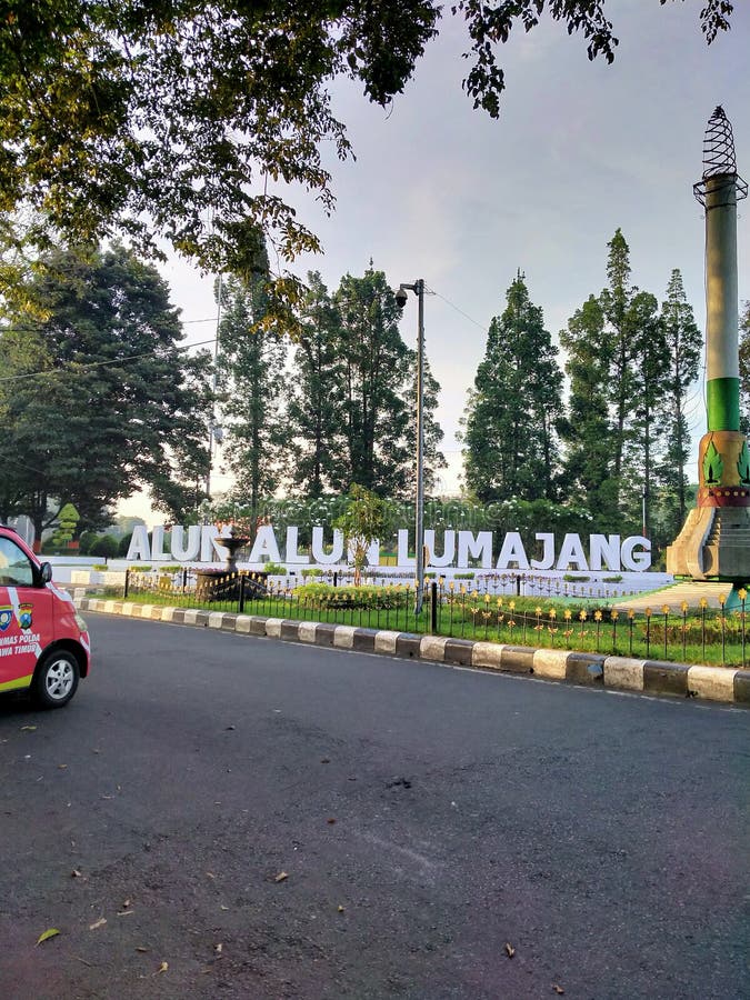 Alun-alun Lumajang Jawa Timur Indonesia Editorial Stock Image - Image ...