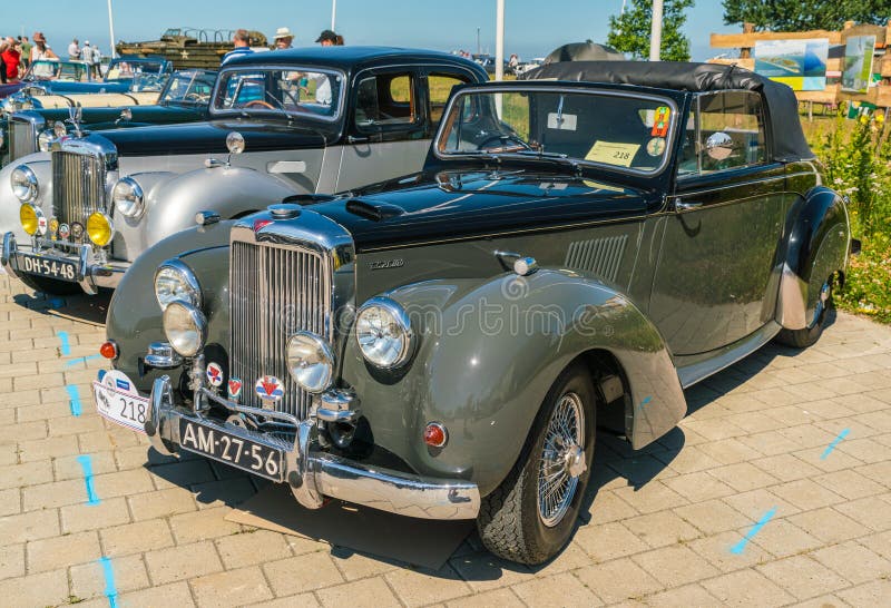 Alvis TC21 Oldtimer at the Annual National Oldtimer Day in Lelystad ...
