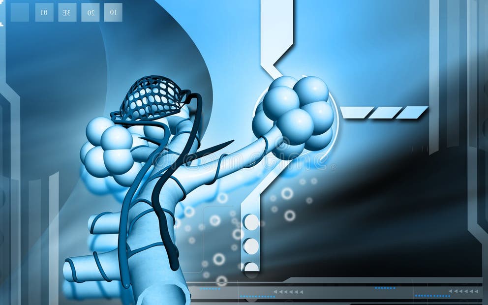 Alvéolos stock de ilustración. Ilustración de efectos - 47757377