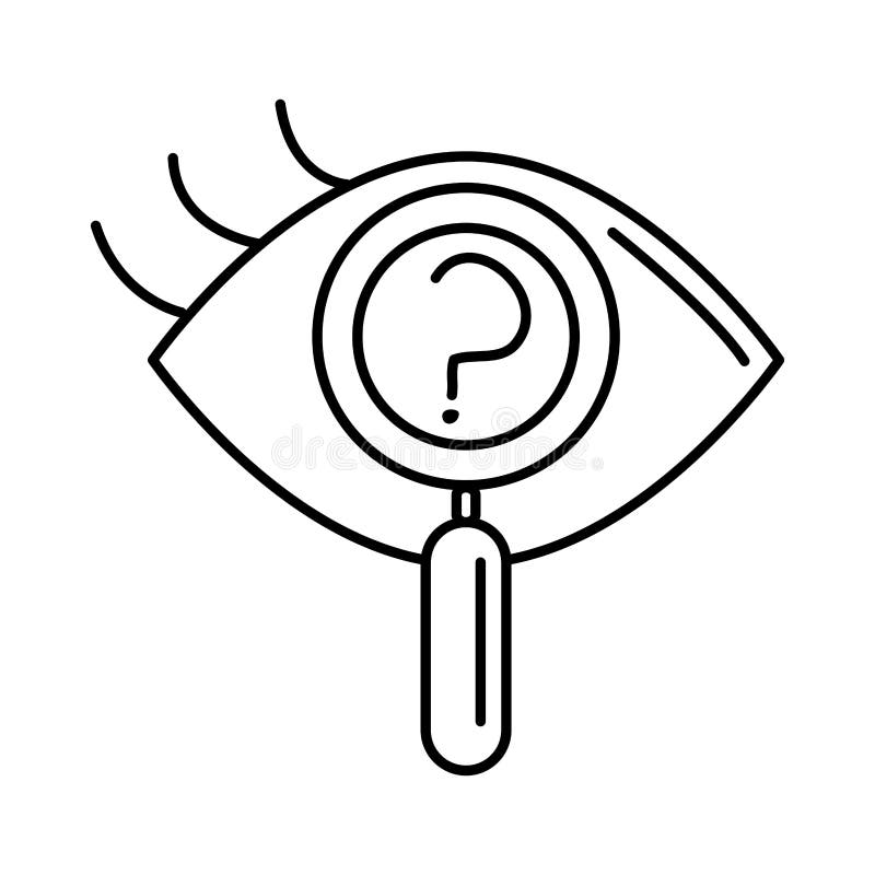 Vision Problems Medical Concept. Office Worker Characters Suffering Of ...