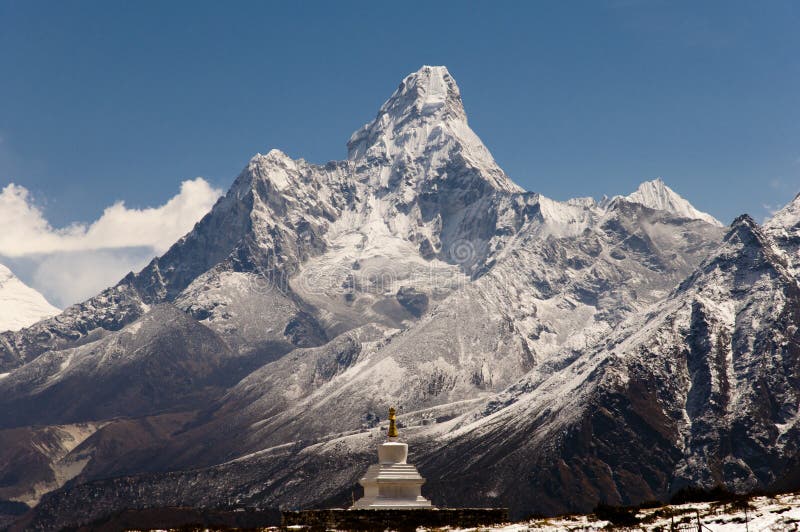 Ama Dablam - Nepal stock photo. Image of valley, white - 90533904