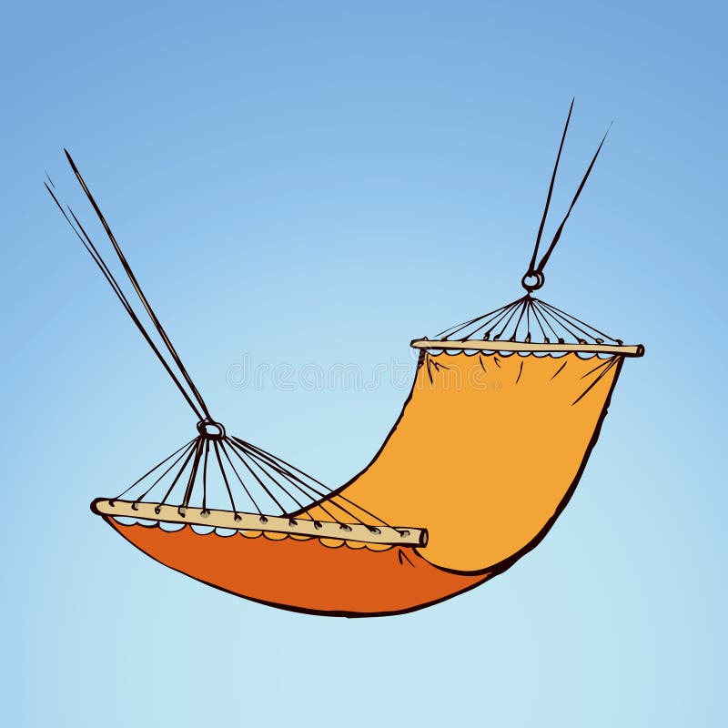 Amaca Sull'albero Illustrazione Di Vettore Illustrazione Vettoriale ...