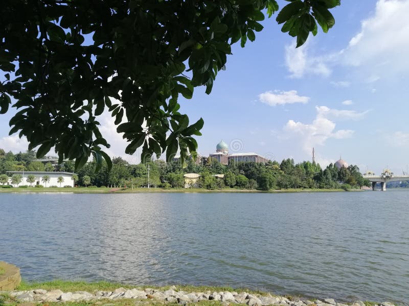 Amaizing Panoramic View at Lakeside Botanical Garden Putrajaya Stock ...