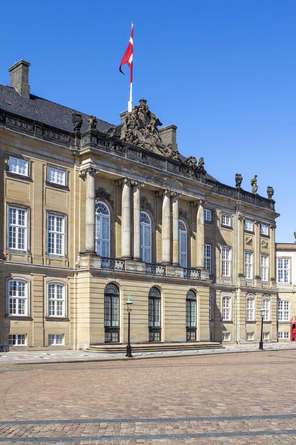 Amalienborg Palace Copenhagen, Denmark Stock Photo - Image of ...