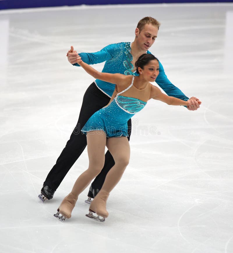 Amanda Evora and Mark Ladwig (USA) Editorial Stock Image - Image of ...