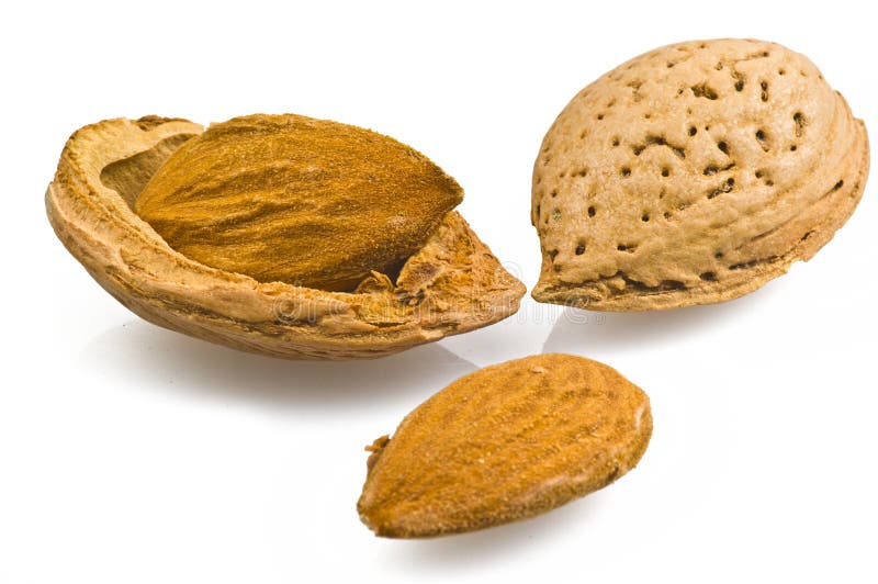 Amande image stock. Image du aliment, brun, mangez, amande - 20238667