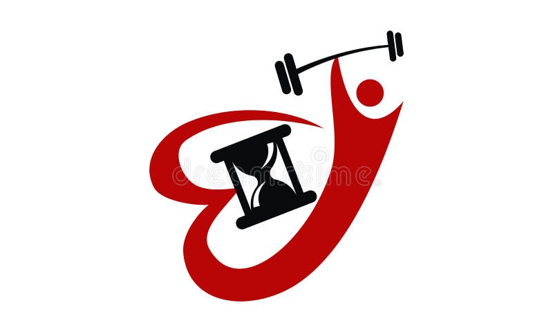 Amante Logo Design Template De La Aptitud Ilustración del Vector ...