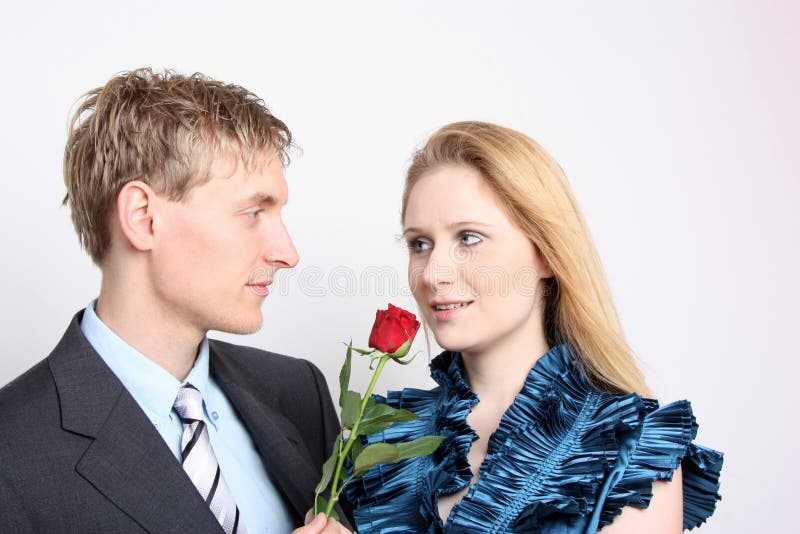 Amantes imagen de archivo. Imagen de felicidad, rosa - 30391617