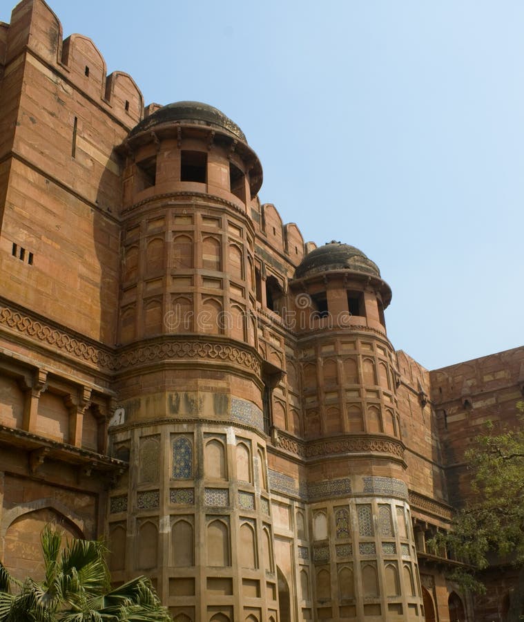 Amar Singh Gate at the Red Fort, Agra, India Stock Image - Image of ...