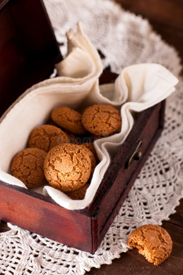 Amaretti stock photo. Image of italian, brown, sweet - 23901572