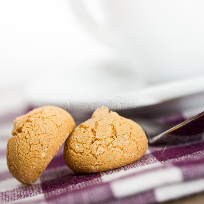 Amarettini stock image. Image of amaretto, coffee, dessert - 41983079