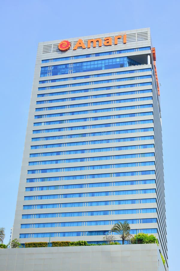 Amari Hotel Facade in Bangkok, Thailand Editorial Photography - Image ...