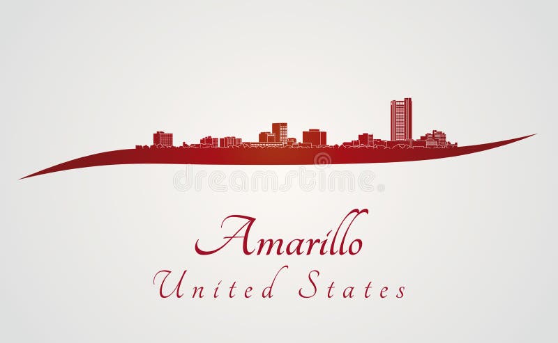 Amarillo Skyline Stock Illustrations – 100 Amarillo Skyline Stock ...