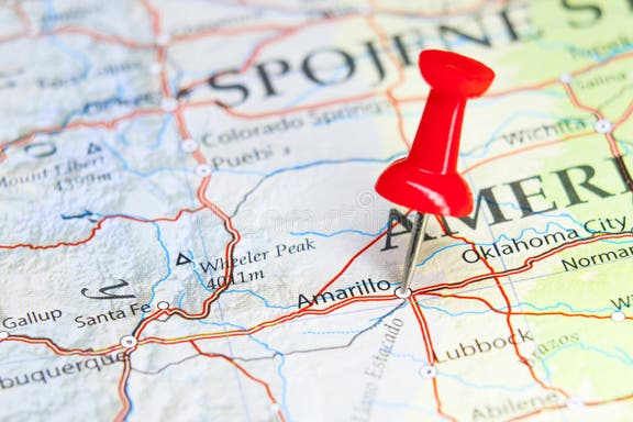 Amarillo Texas City Map Stock Photos - Free & Royalty-Free Stock Photos ...