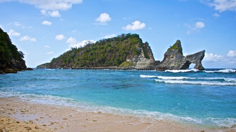 Amasing Stunning View from the Beach To the Ocean Stock Image - Image ...