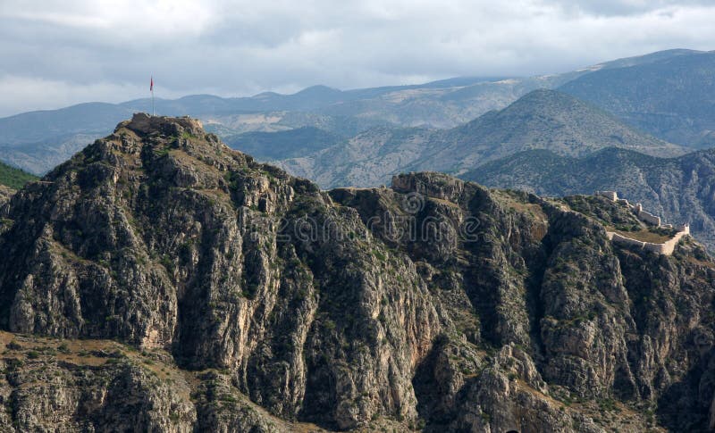 Amasya Castle - TURKEY stock photo. Image of summit - 265789680